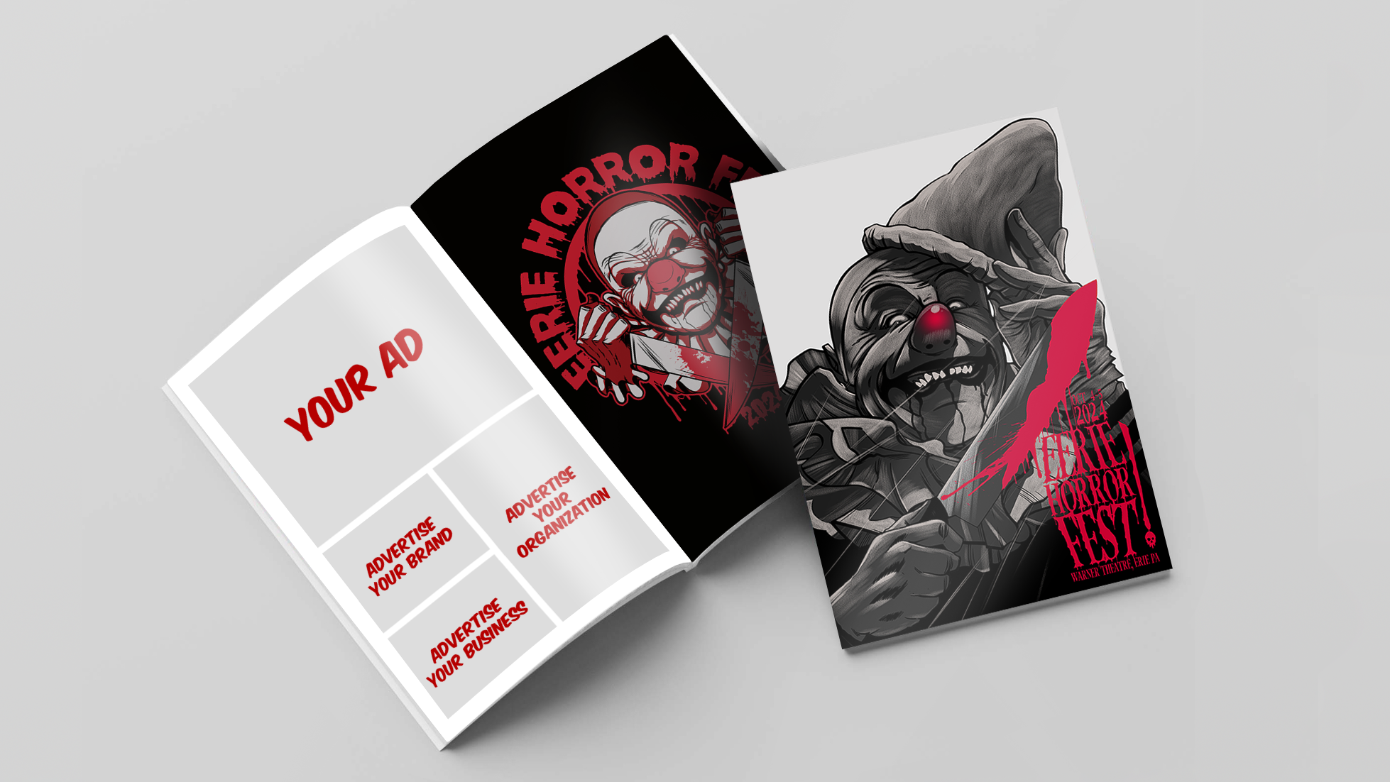 Program Book Advertising - EERIE HORROR FEST